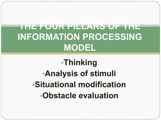 information processing theory | PPTX