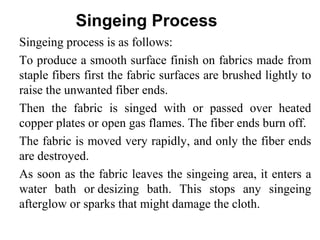 All steps of preparation of fabric for dyeing. | PPT