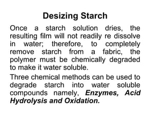 All steps of preparation of fabric for dyeing. | PPT