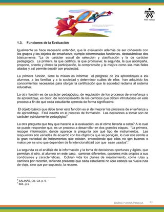 Técnicas e instrumentos de evaluación - Doris Maria Parra 2013 | PDF