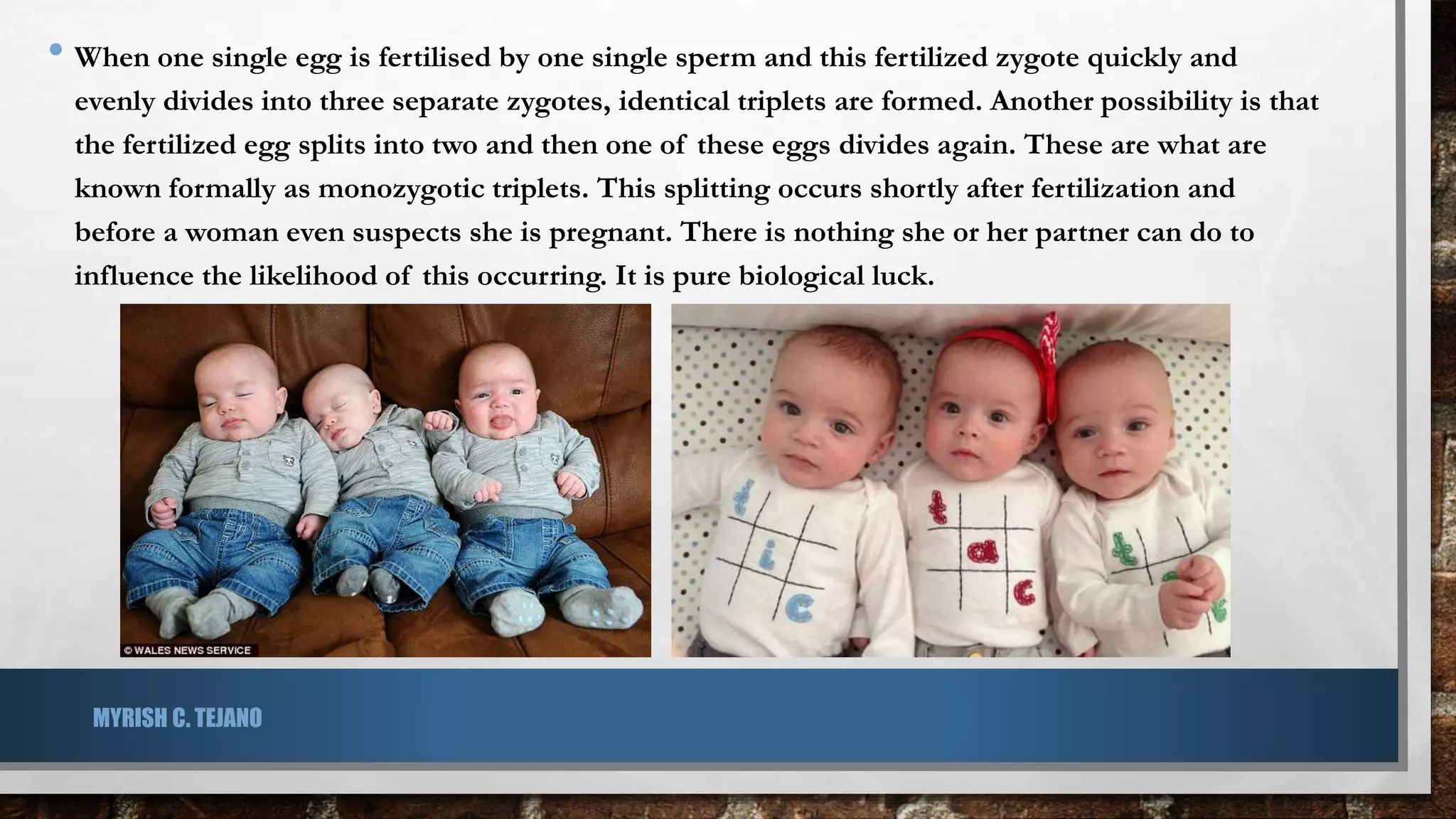 Twins, Triplets and Quintuplets | PPTX
