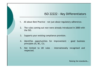 TC68 Amsterdam - ISO 22222 Presentation | PDF
