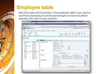 TimeControl timesheet - entry in percentage | PPTX | Technology & Computing