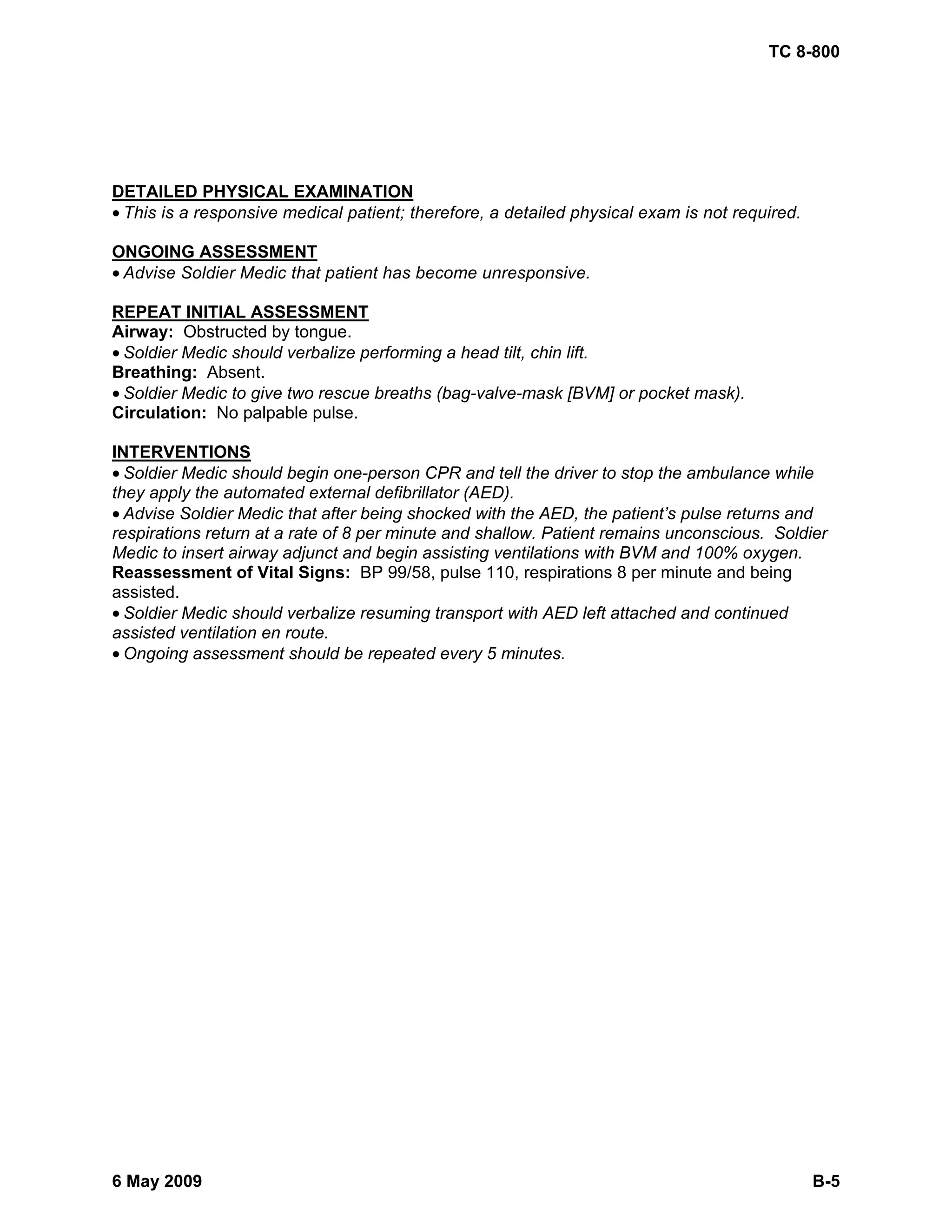 Tc8 800 medic cmast 2009 | PDF | First Aid | Injuries