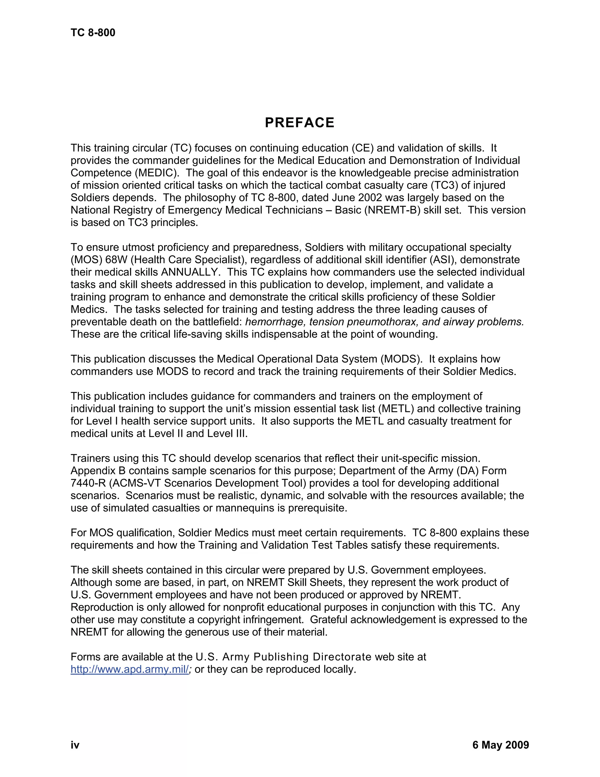 Tc8 800 medic cmast 2009 | PDF | First Aid | Injuries