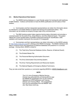 Tc8 800 medic cmast 2009 | PDF