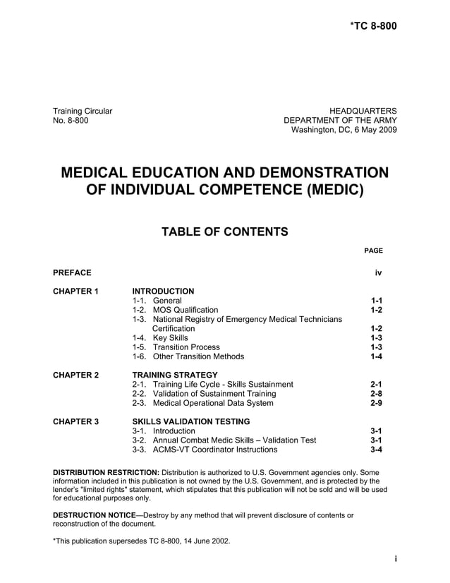 Tc8 800 medic cmast 2009 | PDF | First Aid | Injuries