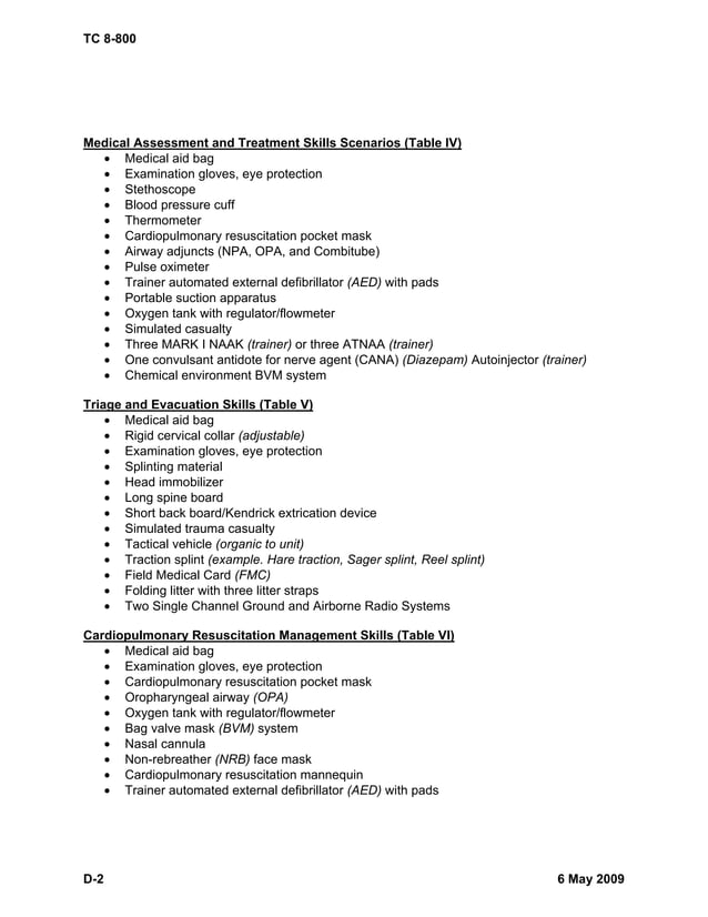 Tc8 800 medic cmast 2009 | PDF | First Aid | Injuries