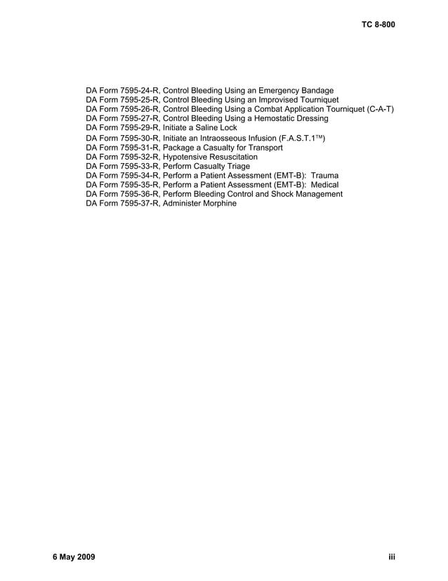 Tc8 800 medic cmast 2009 | PDF | First Aid | Injuries