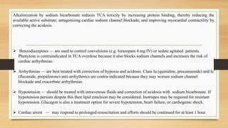 Tricyclic antidepressants poisoning PowerPoint | PPTX