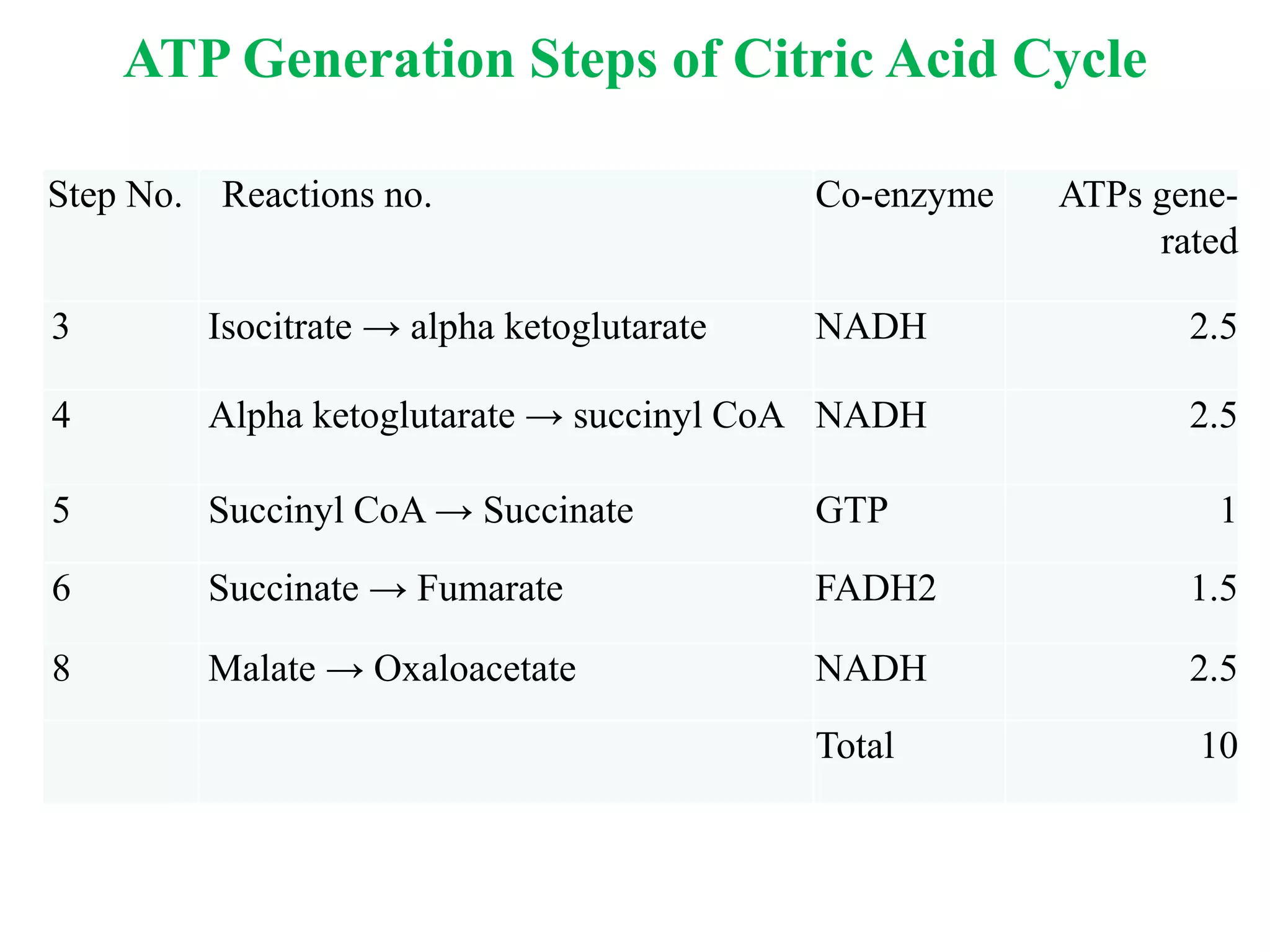 TCA cycle/Krebs cycle/Citric acid cycle | PPTX