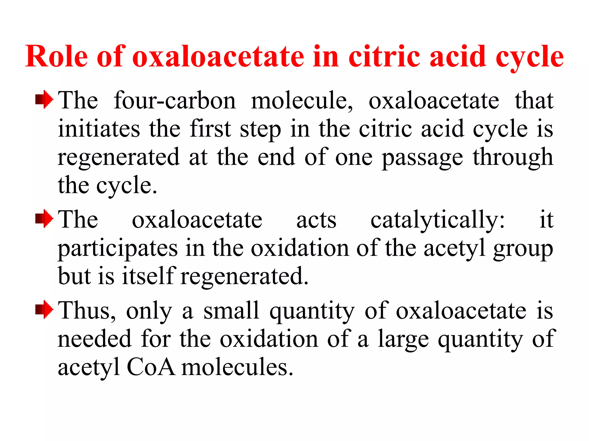 Tca Cycle Krebs Cycle Citric Acid Cycle Pptx