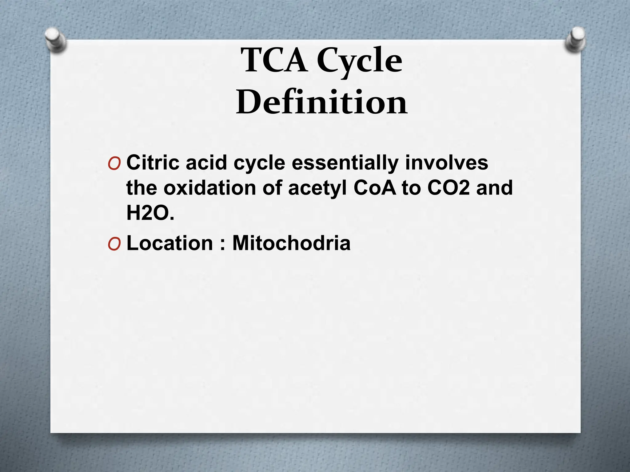TCA Cycle or Krebs cycle - Energtics ,Regulation | PPTX