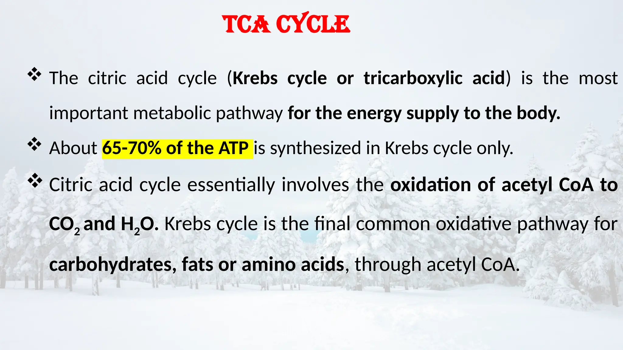 TCA Cycle (Krebs cycle or tricarboxylic acid) | PPTX | Endocrine and ...