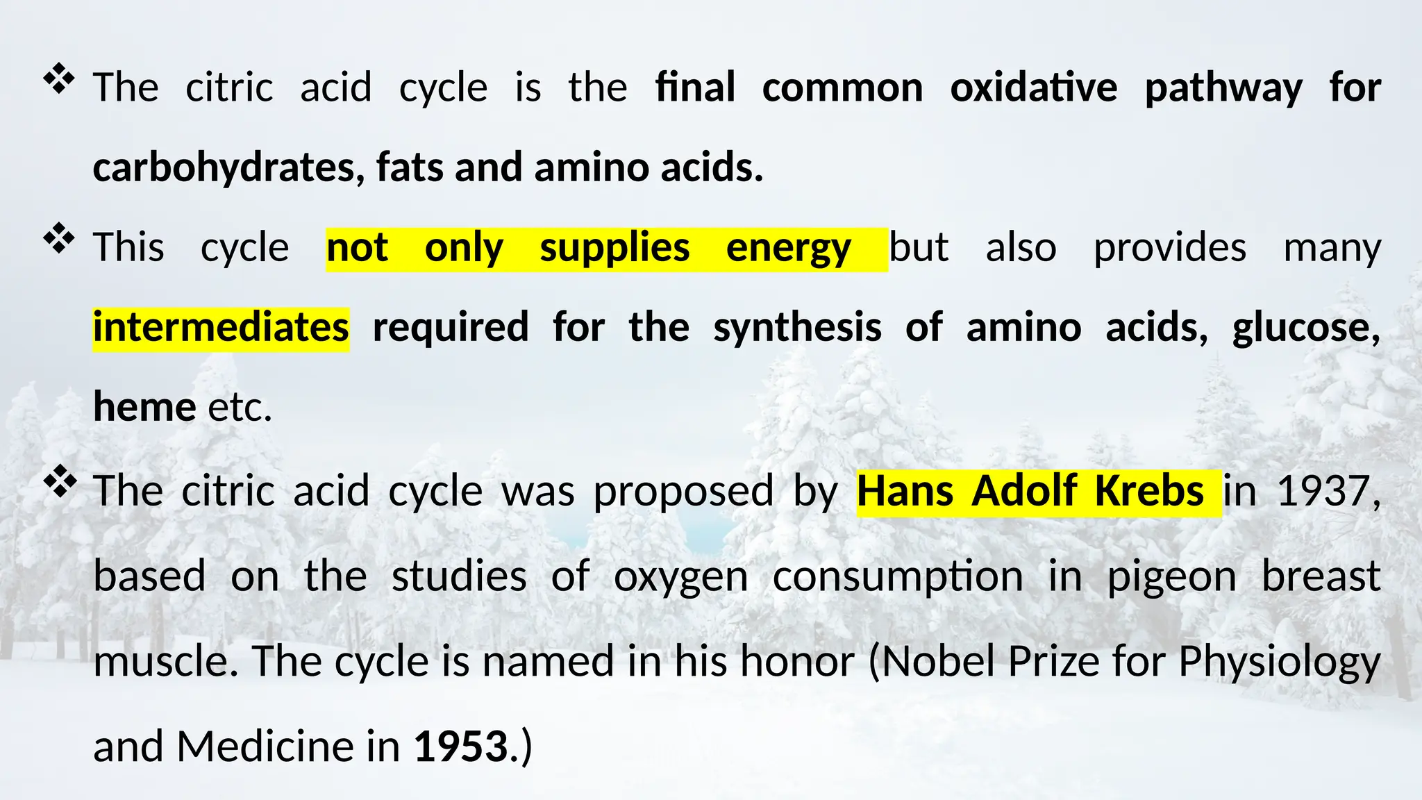 TCA Cycle (Krebs cycle or tricarboxylic acid) | PPTX