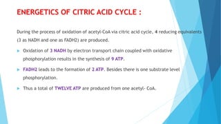 Tca cycle by shakthi sasmita (biochemist) | PPTX