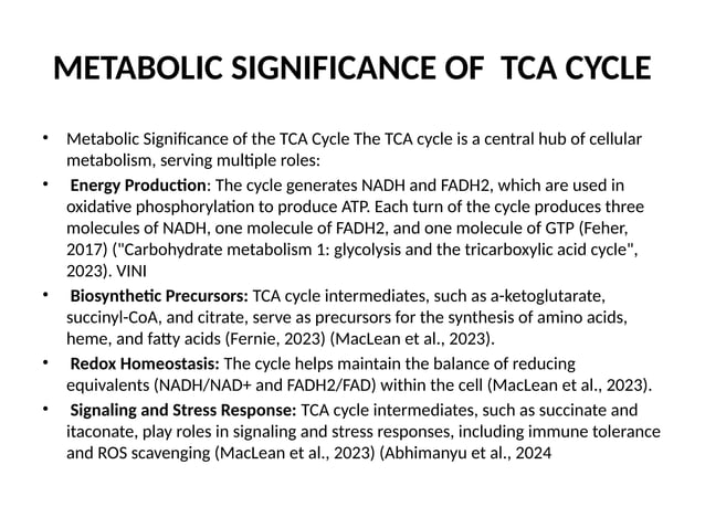 TCA CYCLE SLIDE.pptx. for beginners to learn | PPT