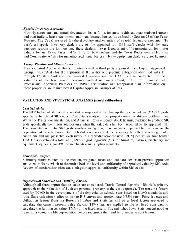 TCAD - Travis Central Appraisal District reappraisal plan 2015 - 2016 ...