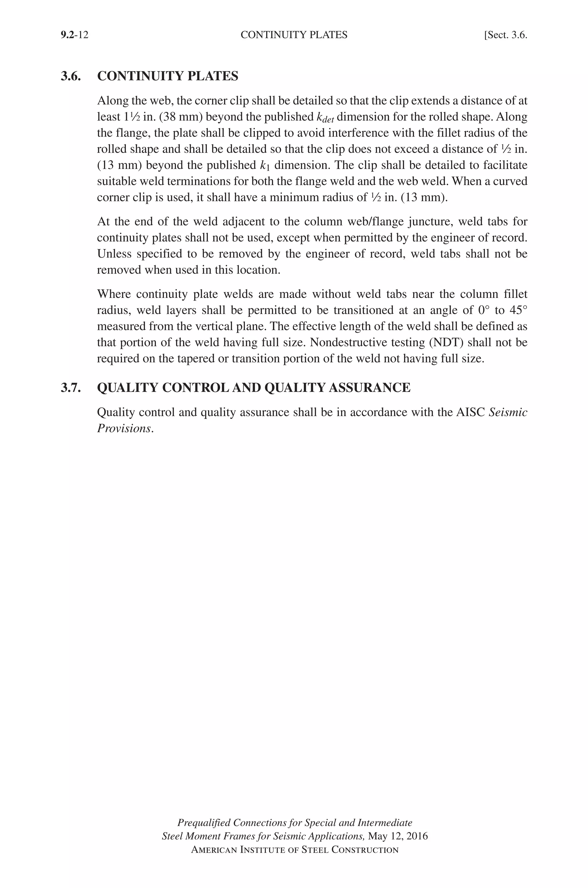 Tc aisc 358-16 | PDF | Civil Engineering Industry | Industries