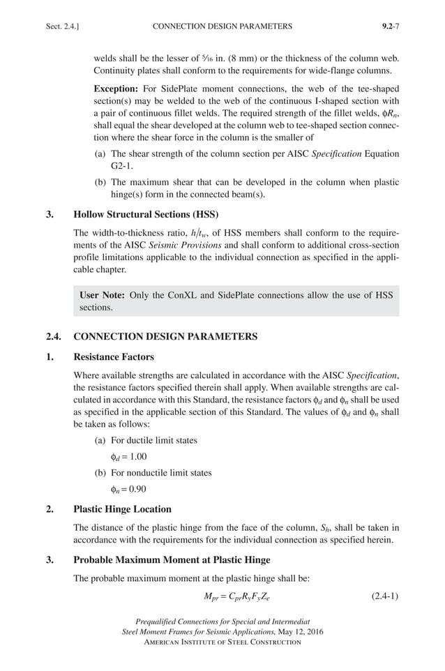 Tc aisc 358-16 | PDF