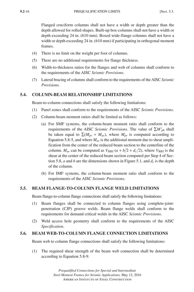 Tc aisc 358-16 | PDF