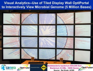 Uses of the OptIPortal | PPT