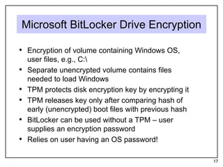 TC and TPM.ppt | Operating Systems | Computer Software and Applications