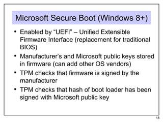 TC and TPM.ppt | Operating Systems | Computer Software and Applications
