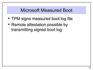 TC and TPM.ppt | Operating Systems | Computer Software and Applications
