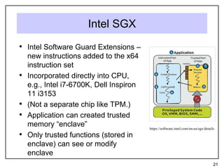 TC and TPM.ppt | Operating Systems | Computer Software and Applications