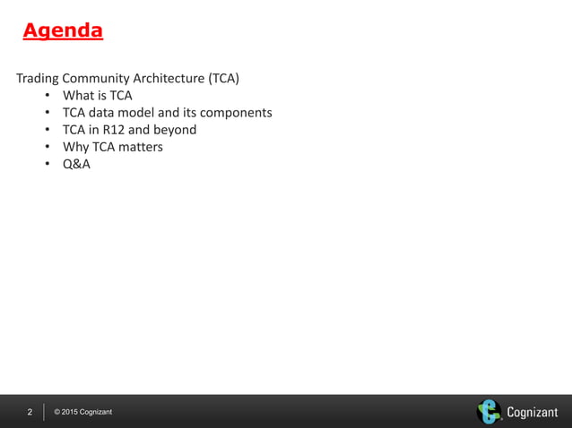 Tca presentation | PPTX | Consumer Banking | Personal Finance