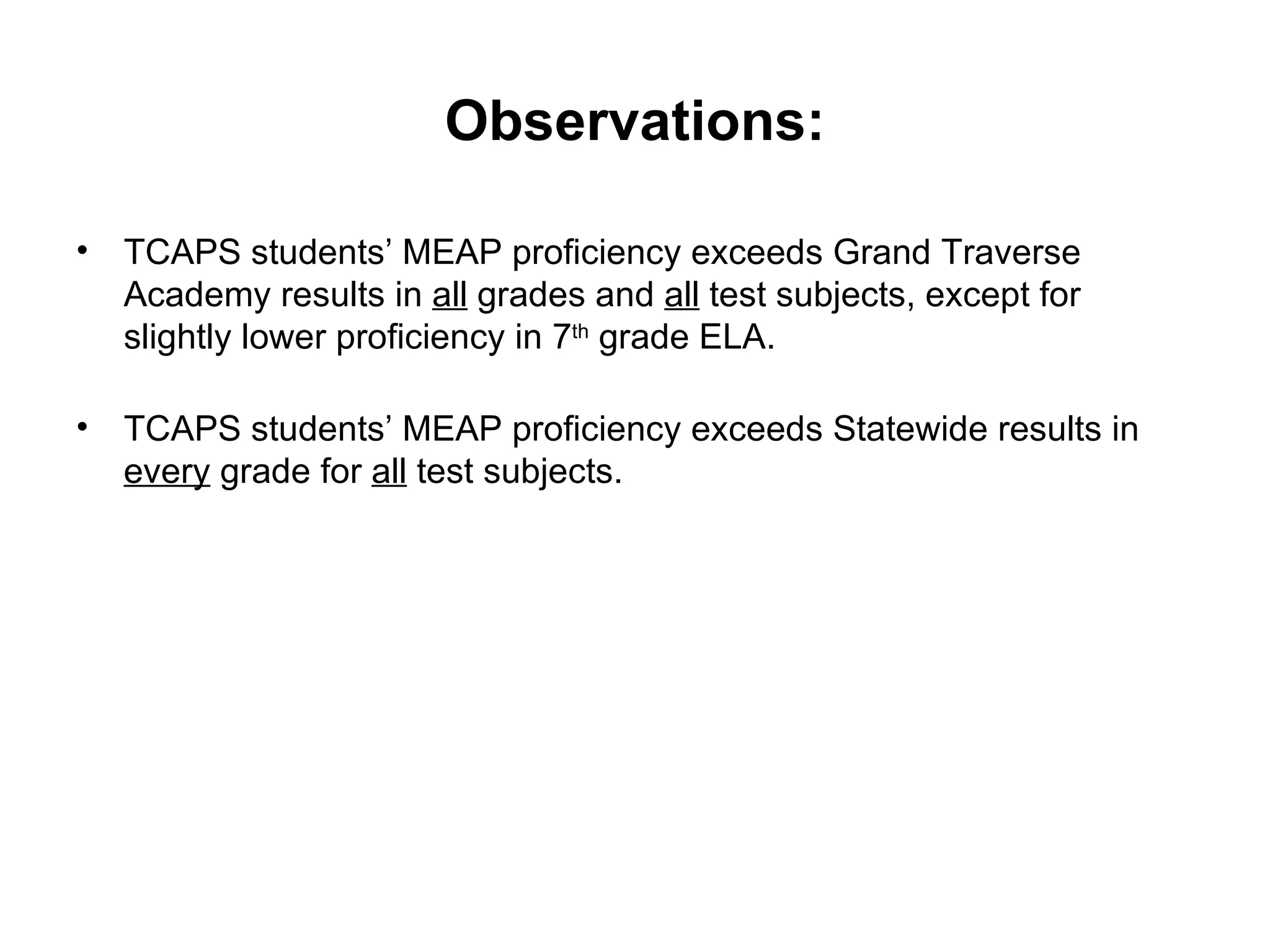 TCAPS and GTA Results | PPT