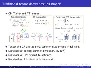 Tensor-based recommendation system | PDF