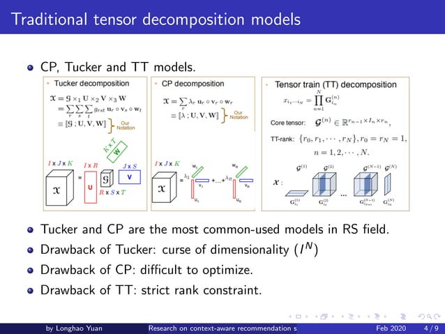 Tensor-based recommendation system | PDF