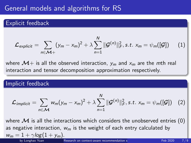 Tensor-based recommendation system | PDF