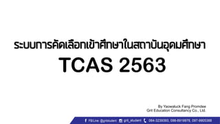 TCAS 2563 | PDF