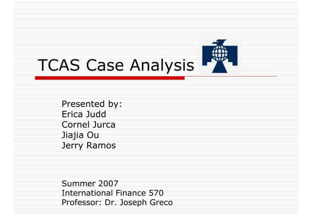 TCAS Case Analysis | PDF