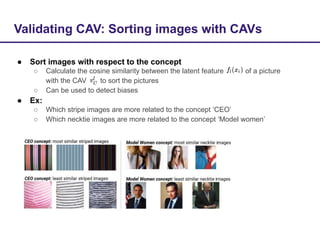 Introduction to TCAV (ICML2018) | PDF