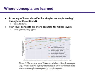 Introduction to TCAV (ICML2018) | PDF