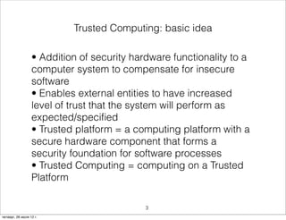 Trusted Computing Base | PDF