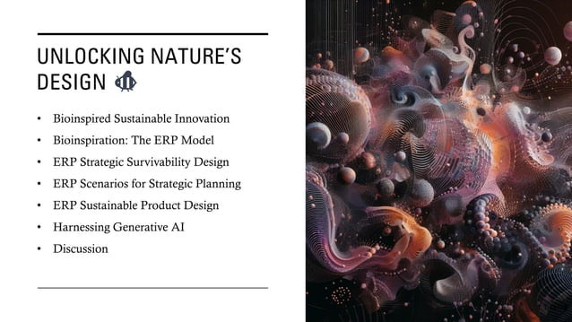 Unlocking Design in Nature for Innovation Ecosystems: The ERP Framework ...