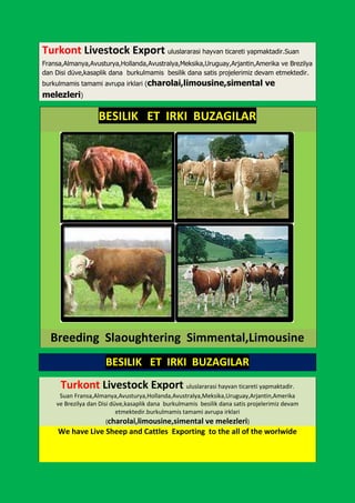 LIVESTOCK IMPORT/EXPORT | PDF