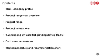 Truetzschler Card Clothing (TCC) | PPTX