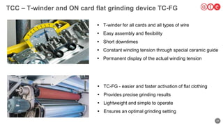 Truetzschler Card Clothing (TCC) | PPTX