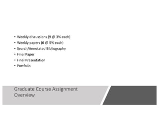 Shifting to Specifications Grading: Two Design Cases | PPT