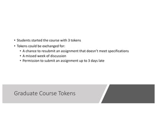 Shifting to Specifications Grading: Two Design Cases | PPT
