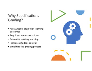 Shifting to Specifications Grading: Two Design Cases | PPT