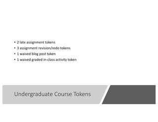 Shifting to Specifications Grading: Two Design Cases | PPT