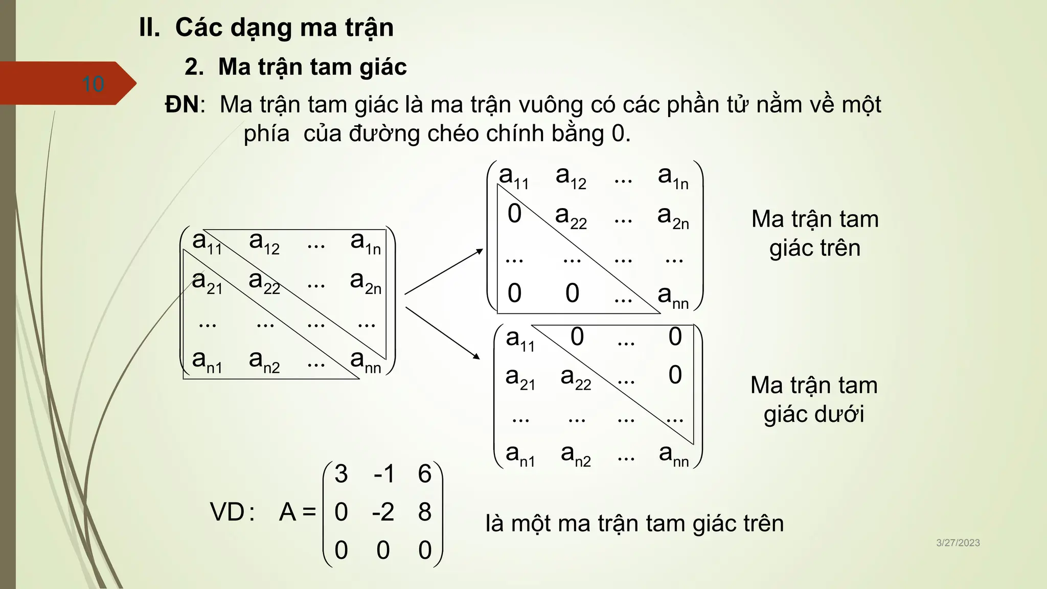 Ma trận - định thức và các ứng dụng trong kinh tế | PDF