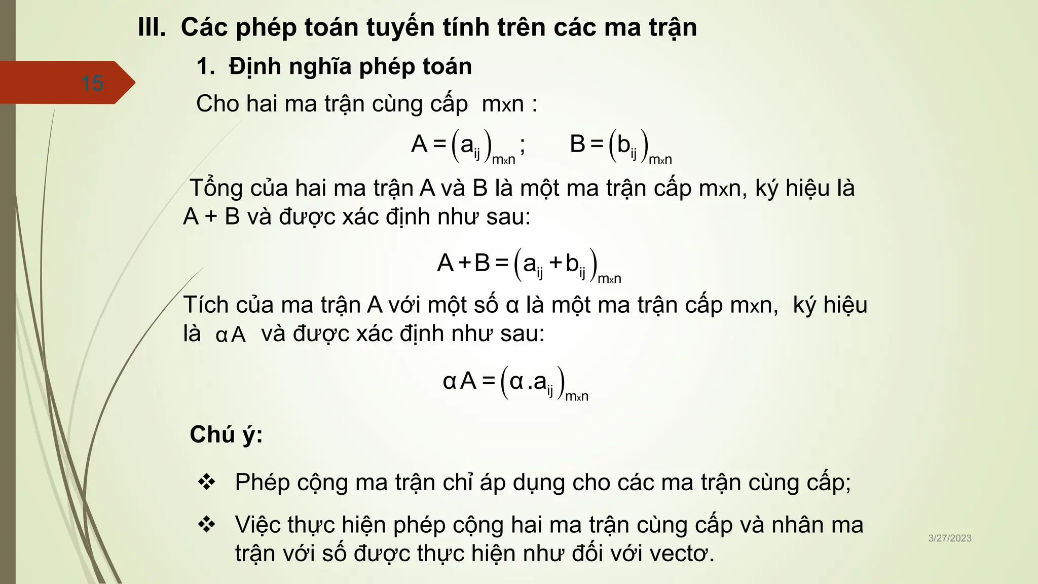 Ma trận - định thức và các ứng dụng trong kinh tế | PDF